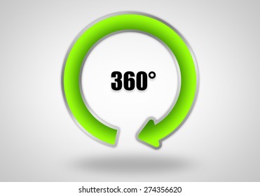 360 Degrees Stock Illustration 274356620 | Shutterstock