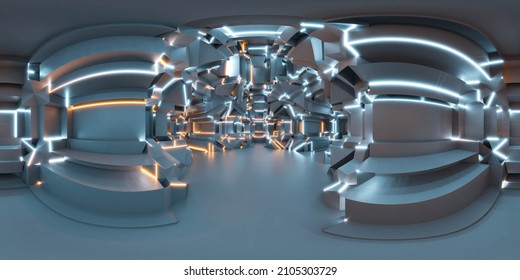 360 Spherical Panorama Environment Map Abstract Stock Illustration ...