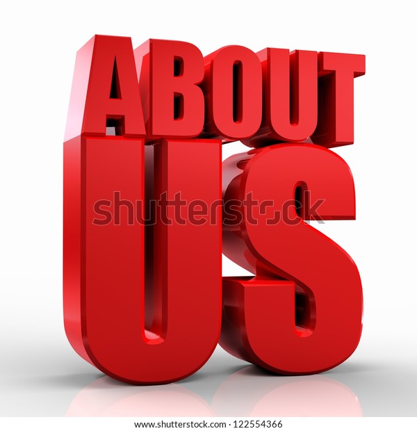 3d About Us Text On White 库存插图 122554366 | Shutterstock