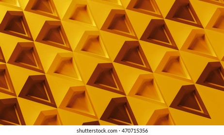 3d Abstract Background Repeating Pyramid Like Stock Illustration ...
