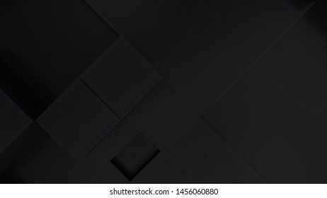3d Abstract Black Box Background Abstract Stock Illustration 1456060880 ...