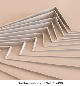 3d Abstract Broken Lines Background Stock Illustration 364757420 ...