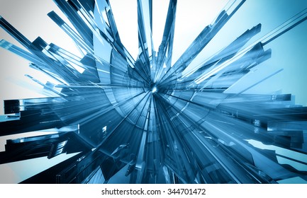 3d Abstract Explosion Background Stock Illustration 344701472 ...
