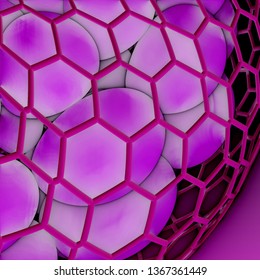 3d Abstract Mesh Structure Stock Illustration 1367361449 | Shutterstock