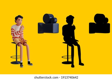 Action 3d Character Male Render Stock Illustration 1912240276 ...