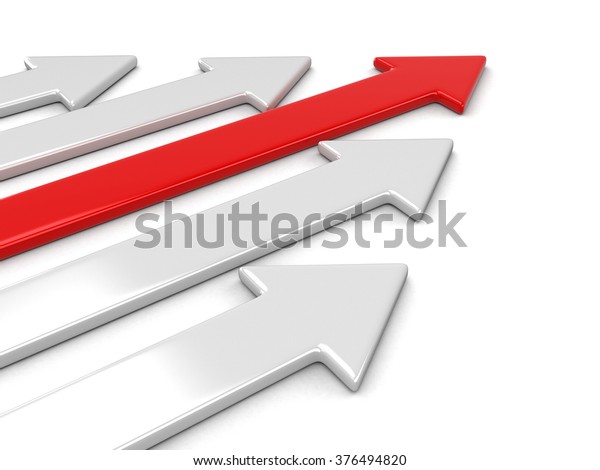 3d Arrows Image Clipping Path Stock Illustration 376494820 | Shutterstock