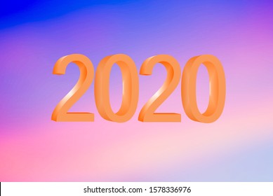 3d Background Pattern 2020 Stock Illustration 1578336976