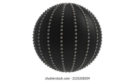 3d Black Sphere Render Illustration Stock Illustration 2155258359 ...