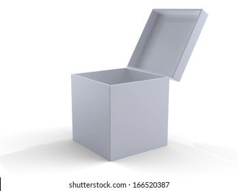 3d Blank Box Stock Illustration 166520387 | Shutterstock