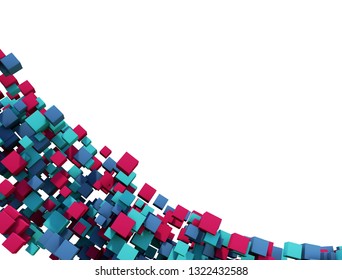 3d Boxes Background Stock Illustration 1322432588 | Shutterstock