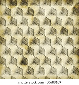 3d Boxes Texture That Tiles Seamlessly Stock Illustration 30688189 ...