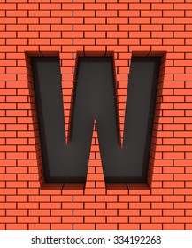 3d Brick Font Stock Illustration 334192268 | Shutterstock