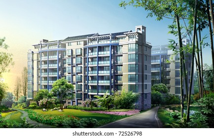 134,030 3d commercial building Images, Stock Photos & Vectors ...