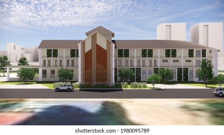 3d Building Design Rendering Stock Illustration 1980095789 | Shutterstock