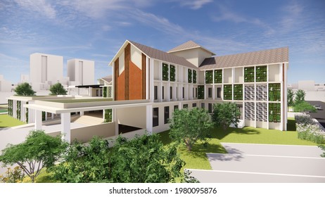 3d Building Design Rendering Stock Illustration 1980095876 | Shutterstock
