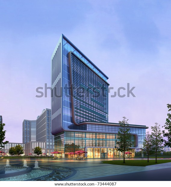 3d Business Building Stock Illustration 73444087 | Shutterstock