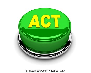 3d Button Green Act Start Push 스톡 일러스트 125194157 | Shutterstock