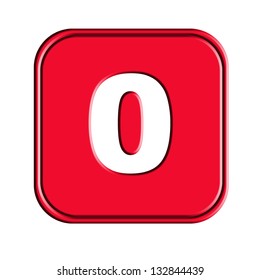 3d Button Number Zero Stock Illustration 132844439 | Shutterstock