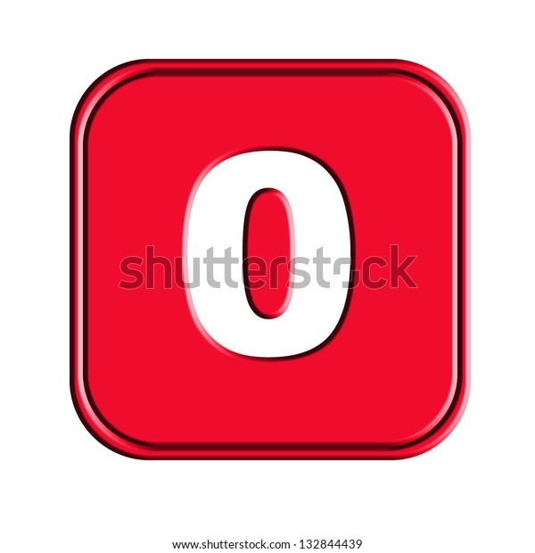 3d Button Number Zero Stock Illustration 132844439