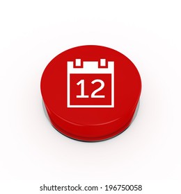 3d Calendar Web Button Isolated Stock Illustration 196750058 | Shutterstock