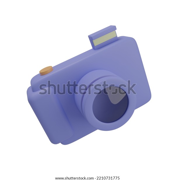 3d Camera Icon Illustration Render Stock Illustration 2210731775 ...