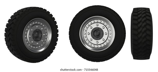 3d Car Wheel Render Set Stock Illustration 715546048 | Shutterstock