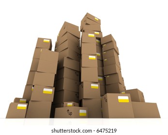 3d Cartons Stock Illustration 52857716