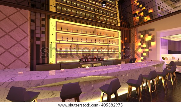 3d Cg Rendering Bar Stock Illustration 405382975