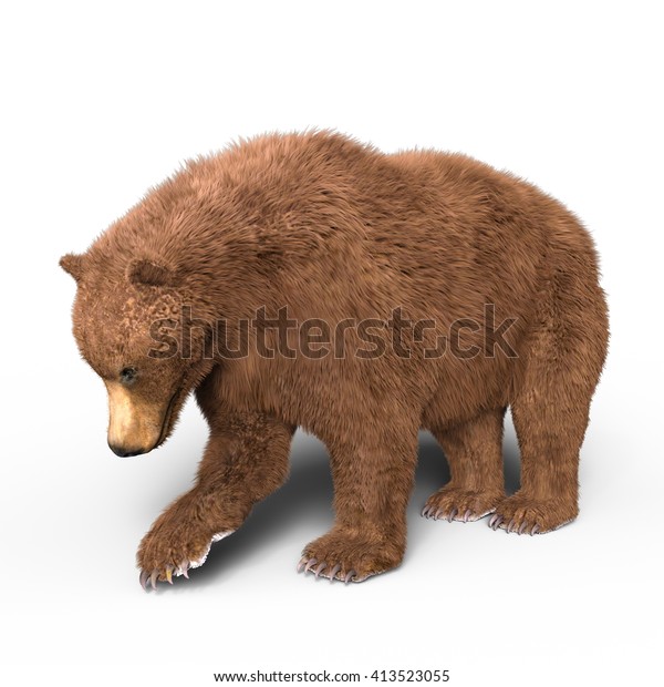 3d Cg Rendering Bear Stock Illustration 413523055 | Shutterstock