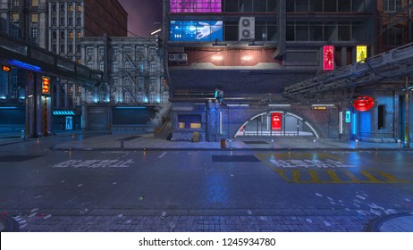 3d Cg Rendering City Stock Illustration 1245934780 | Shutterstock