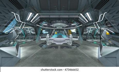 3d Cg Rendering Control Room Stock Illustration 473466652 | Shutterstock
