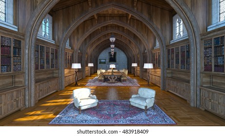 3d Cg Rendering Dining Room Stock Illustration 483918409 | Shutterstock