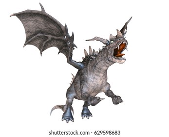 Dragon Fantasy Middle Ages Dragon Flying 스톡 일러스트 1290547384 | Shutterstock