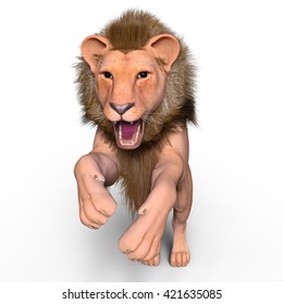 3d Cg Rendering Lion Stock Illustration 421635085 | Shutterstock