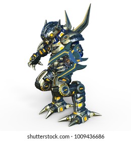3d Cg Rendering Mechanical Monster Stock Illustration 1009436686 ...