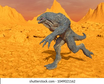 3d Cg Rendering Monster Stock Illustration 1049021162 | Shutterstock