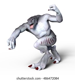3d Cg Rendering Monster Stock Illustration 486472084 | Shutterstock