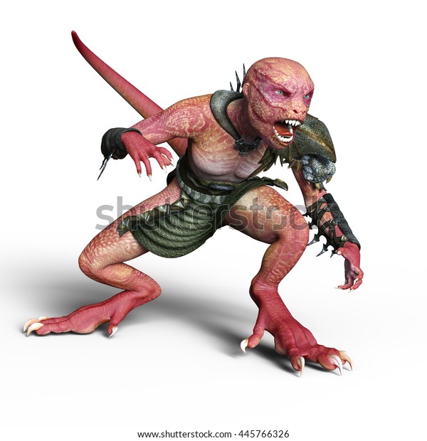 3d Cg Rendering Monster Stock Illustration 445766326
