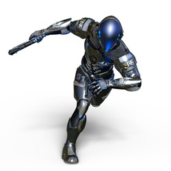 3DCG Robot&Cyborg(Body Suit) | Stock Photo and Image Collection by ...