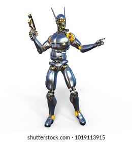 3d Cg Rendering Robot Stock Illustration 1019113915 | Shutterstock