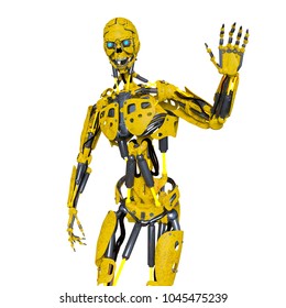 3d Cg Rendering Robot Stock Illustration 1045475239 | Shutterstock
