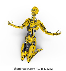 3d Cg Rendering Robot Stock Illustration 1045475242 | Shutterstock