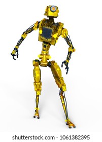 3d Cg Rendering Robot Stock Illustration 1061382395 | Shutterstock