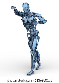3d Cg Rendering Robot Stock Illustration 1136980175 | Shutterstock