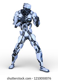 3d Cg Rendering Robot Stock Illustration 1210050076 | Shutterstock