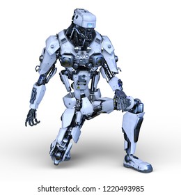 3d Cg Rendering Robot Stock Illustration 1220493985 | Shutterstock
