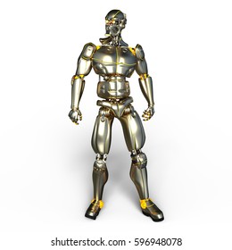 3d Cg Rendering Robot Stock Illustration 596948078 | Shutterstock