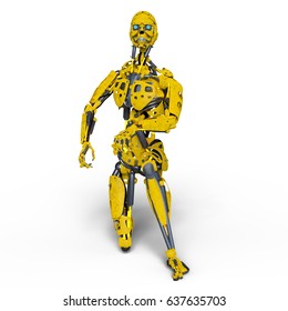 3d Cg Rendering Robot Stock Illustration 637635703 | Shutterstock
