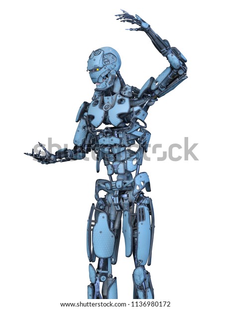 3d Cg Rendering Robot Stock Illustration 1136980172 | Shutterstock