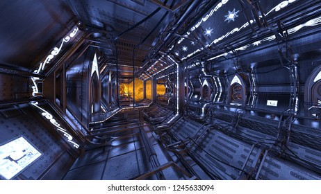 3d Cg Rendering Space Ship Stock Illustration 1245633094 | Shutterstock